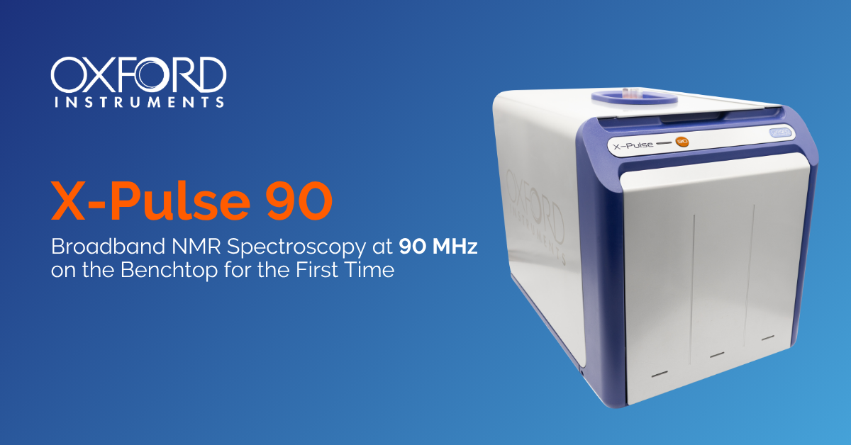 Introducing X-Pulse 90: broadband NMR spectroscopy at 90 MHz on the benchtop for the first time ...